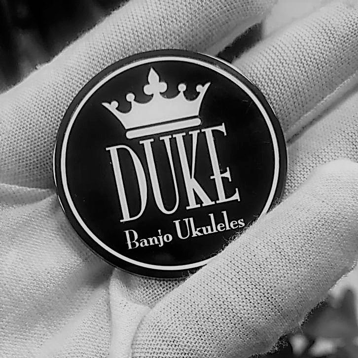 New Nameplate for Hard Cases Just Finished – Duke Banjo Ukuleles